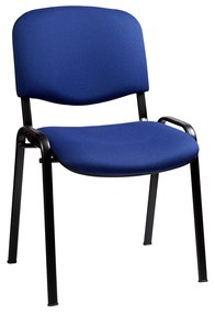 Čalouněná konferenční a jednací židle TAURUS TN černý lak, látka Dora dle výběru