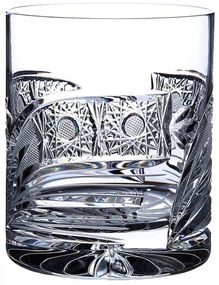 Onte Crystal Bohemia Crystal ručně broušené sklenice na whisky Kometa 330 ml 2KS