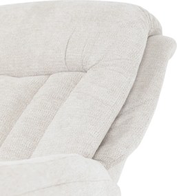 Elektrické polohovací TV křeslo MOVIRO - béžová látka