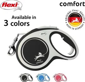 Flexi Comfort L pásek 8m černé / Vodítko