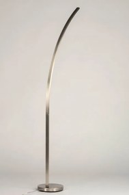 Stojací designová LED lampa se stmívačem Silver Ferdinand