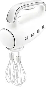 SMEG HMF01WHEU bílá / Ruční mixér / 250W / 9 rychlostí / turbo
