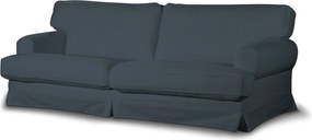 Potah na pohovku IKEA Ekeskog rozkládací barva modrá látka pletený vzor