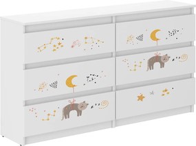 Wooden Toys Dětská komoda R-140 KOTEK