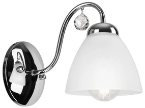 Lamkur | Nástěnná lampa MIRANDA 1xE27/60W/230V lesklý chrom | LA43586