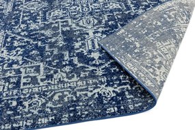 Modrý  koberec Dinamo Oriental Navy Rozměry: 240x340 cm