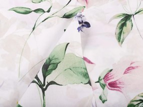 Biante Bavlněný závěs Sandra SA-287 Mix květin na bílém 150x240 cm