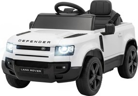 AIYAPLAY elektrické dětské SUV Land Rover Defender 12 V dálkové ovládání Zavěšení Plynulý start 2,7-4,5 km/h Bílá