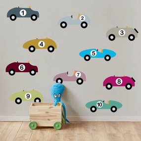 Gario Dětská nálepka na zeď Retro autíčka