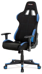 Kancelářská židle MAHER I, modrá a černá látka