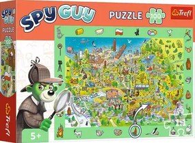 Trefl - Puzzle - Puzzle s hledáním obrázků Spy Guy: Polsko / 100 dílků