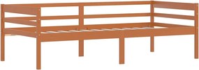 Rám postele medově hnědý masivní borovice 90 x 200 cm 322053
