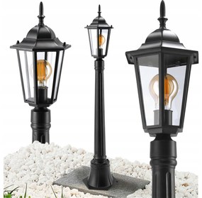 BERGE Zahradní lampa Sloup Lucerna LED E27 105cm