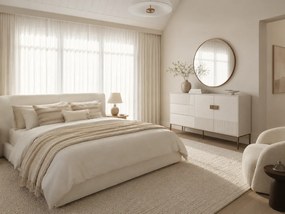 Komoda Stilig ST102A 160 cm bílá/zlatá