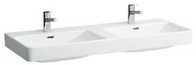 Laufen Pro S - Dvojumyvadlo, 120x47 cm, 2 otvory pro baterie, s LCC, bílá H8149664001041