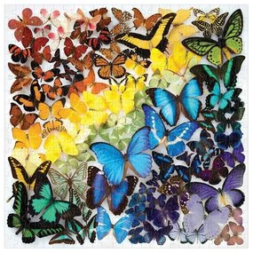 Galison Puzzle Duhoví motýli 500 dílků
