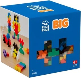 PLUS-PLUS Stavebnice BIG Basic Mix / 100 dílků / základní barvy