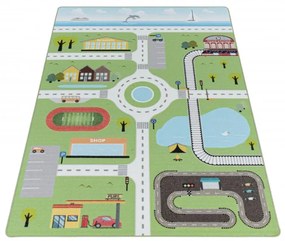 Ayyildiz Dětský kusový koberec PLAY 2902, Zelená Rozměr koberce: 80 x 120 cm