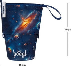 BAAGL Školní penál Pastelkovník Vesmír GRS