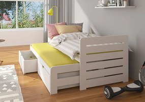 ADRK Furniture Postel dvojitá s matracemi TOMI 200x90 CH-Tom-G-206+M-E469