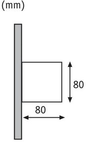 Paulmann 18000 - 2xLED/3W IP65 Venkovní nástěnné svítidlo CYBO 230V šedá