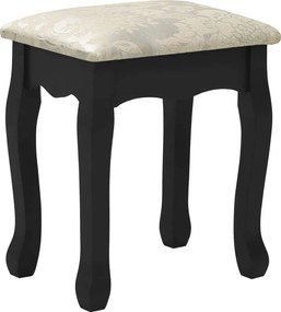 vidaXL Toaletní stolek se stoličkou 75 x 69 x 140 cm pavlovnia [289316] Barva: Bílá