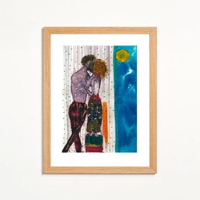 Marascaud | Malé ženy Rám: Černý, Velikost: 30 x 20 cm