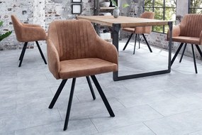 Židle Lucca vintage hnědá / 38308
