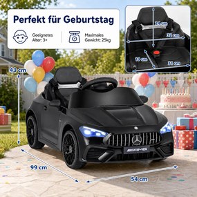 Costway Dětské elektrické autíčko 12 V Mercedes-AMG dětské auto