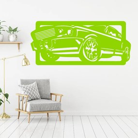 Živá Zeď Samolepka na zeď Auto Ford Mustang Barva: černá