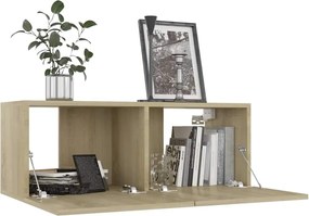 TV skříňky 4 ks dub sonoma 80 x 30 x 30 cm kompozitní dřevo 3078955