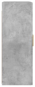 Nástěnné skříňky 2 ks betonově šedé kompozitní dřevo,  3197980