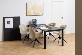 ACTONA GROUP Jídelní židle BRENDA béžová z látky Basel 0000097892