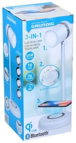 GRUNDIG Stolní lampa LED s bezdrátovou nabíječkou na mobil 3v1ED-247255