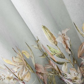 ZÁVĚS NA KROUŽKCÍCH PAMELA 140X250 CM VZOROVANÁ