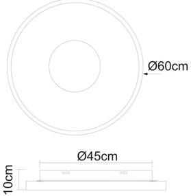 Globo 41758-42B - LED Stmívatelné stropní svítidlo JOLLI LED/42W/230V + DO