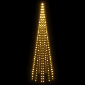 Vánoční stromek na stožár 310 teple bílých LED diod 300 cm