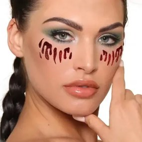 Tetování Krvavé slzy / Samolepicí / Třpytivé / Karneval a párty