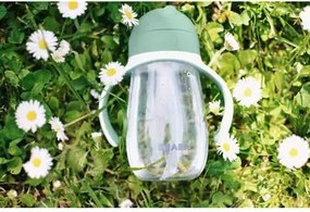 Beaba Hrnek s brčkem 300ml Sage Green