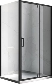 BPS-koupelny Obdélníkový sprchový kout ZES KZ07C BL 120x90 černá/transparent - bez vaničky