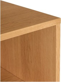 Knihovna v dekoru dubu v přírodní barvě 80x95x30 cm Disco – Hübsch