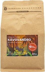 Zrnková káva Káva na cesty Kávovandro 250 g