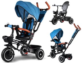 Dětská tříkolka Tiny Bike 3v1 s otočnou střechou