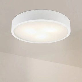 Stropní svítidlo NATURAL 5xE27/15W/230V pr. 47,5 cm borovice/bílá