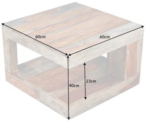 Konferenční stolek GEMINI Dekorhome 90x60x40 cm