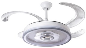 LED Stmívatelný stropní ventilátor LED/70W/230V + dálkové ovládání W-FSD8021/WEN