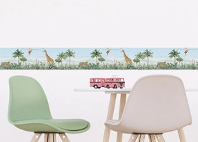 Dětská samolepící bordura na zeď Jungle | 5 m x 13.8 cm | DWBD8177