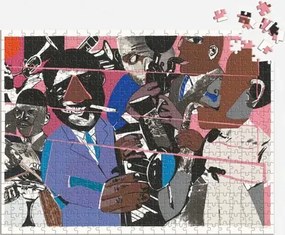 GALISON Oboustranné puzzle Romare Bearden x DreamYard / 500 dílků