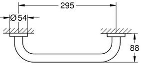 GROHE 41189000 - Madlo START 349 lesklý chrom
