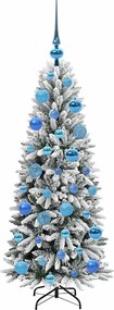 Umělý vánoční stromeček Bílá 120 cm PVC, plast, ocel a PE 3396028